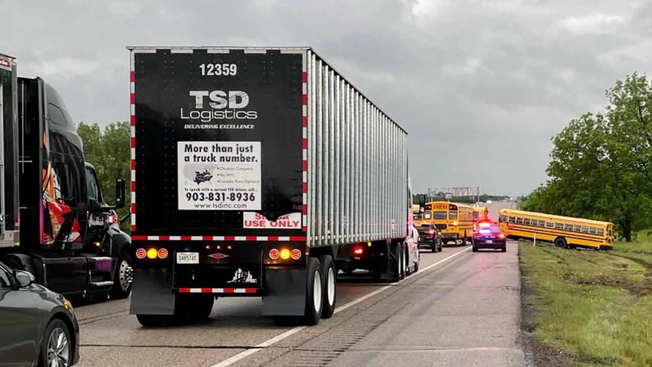 Ohp Troopers Respond After School Bus Crashes Along The Turner Turnpike